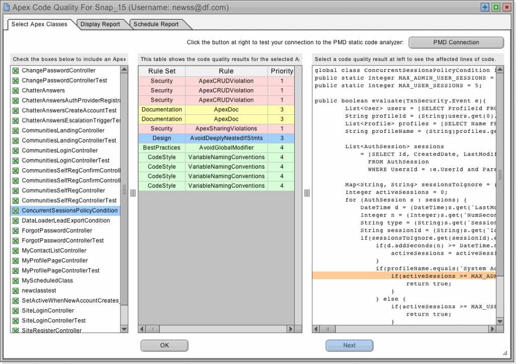 The New Code Quality Report for Apex Classes - Metazoa